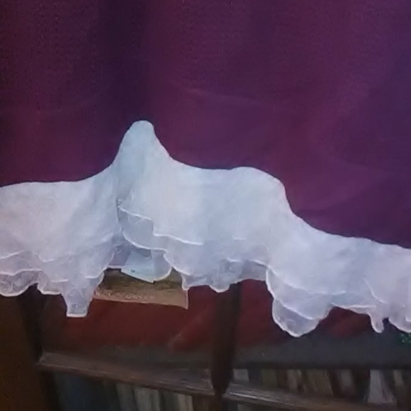 Tops | Multi Colored Ladys Top With Ruffle On Bottom | Poshmark